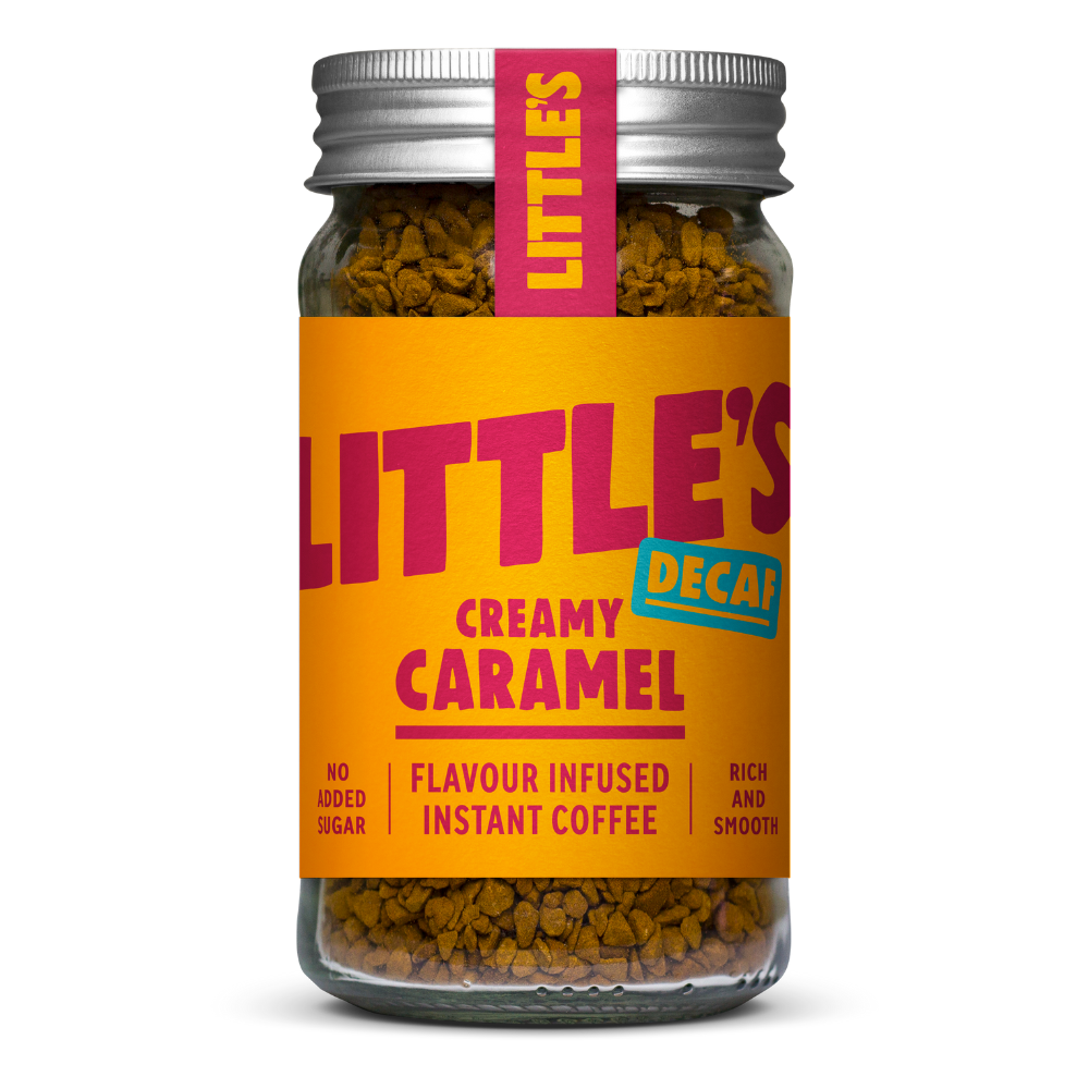 Decaf Creamy Caramel Flavoured Instant Coffee | Little's